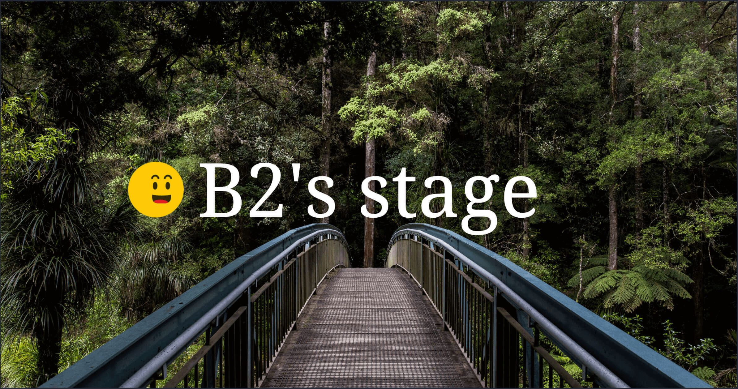 Home • B2's stage